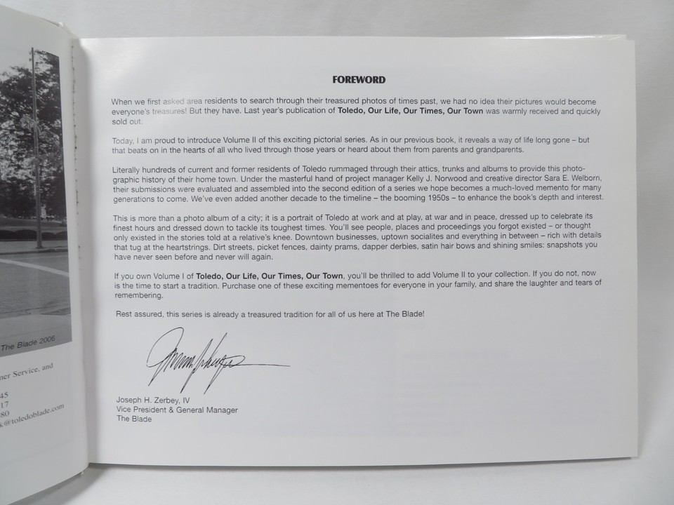 Toledo Our Life Our Times Our Town Volumes 1 2 3 The Blade Books | eBay