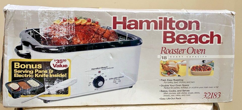 Vintage Hamilton Beach Automatic Roaster Oven 18 qt Model 32183 Rare ...