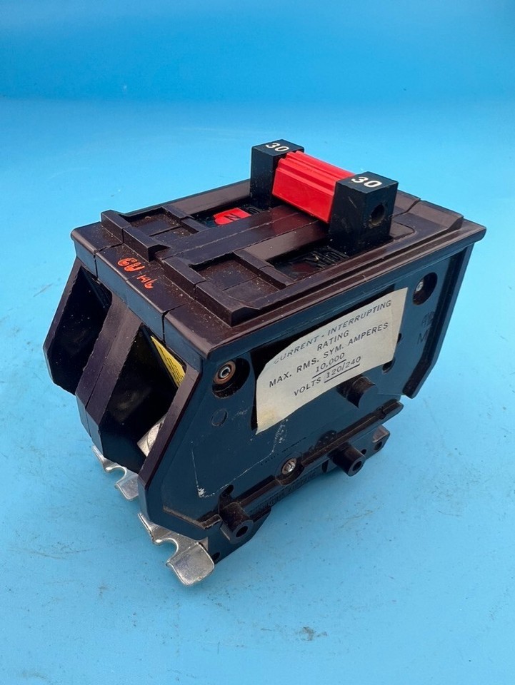 Wadsworth 30 Amp 2 Pole Type A Circuit Breaker 240VAC 30A A230NI A230 ...