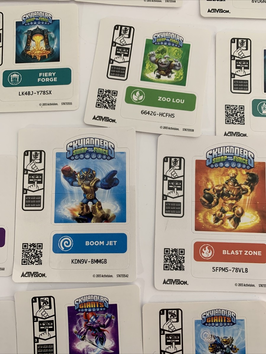Skylanders Codes
