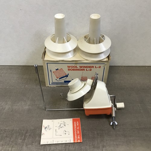 Brother L2 Large Cone Winder Wool Yarn Bobbin Winder With 4 Cones | eBay