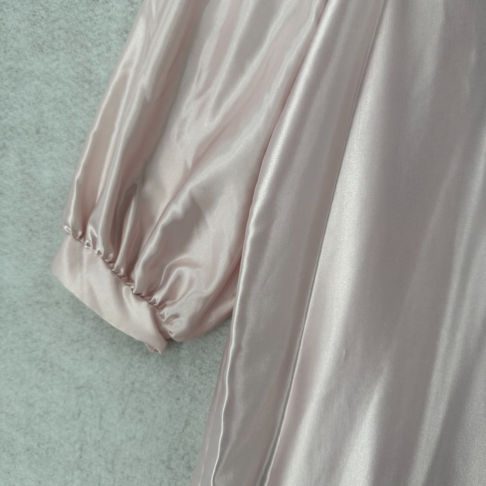 Vintage Ilise Elise Stevens Satin Ruffle Cottage Core… - Gem