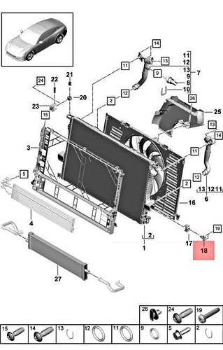 Genuine PORSCHE Panamera 971 97A 97B 97C Bracket Lower 9A712123300 | eBay