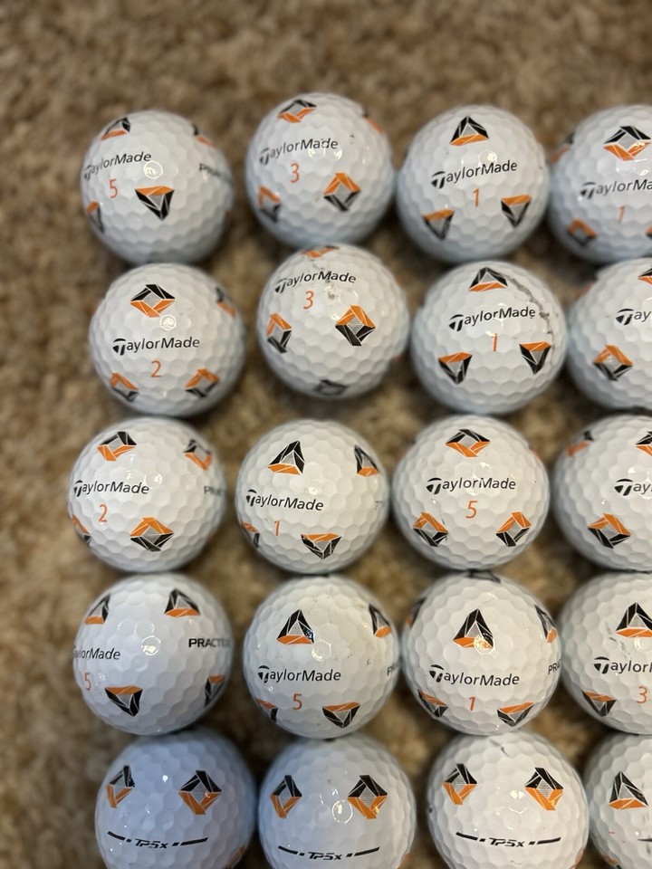 50 Taylormade Tp5x Pix 3A/4A Practice Model Golf Balls | eBay