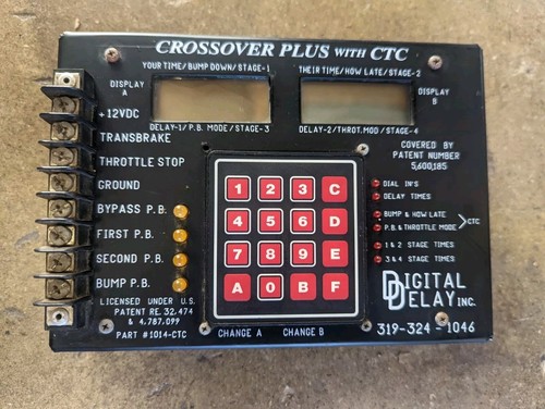 Dragster Digital Delay Crossover Plus Delay Box Bracket Racing NHRA ...