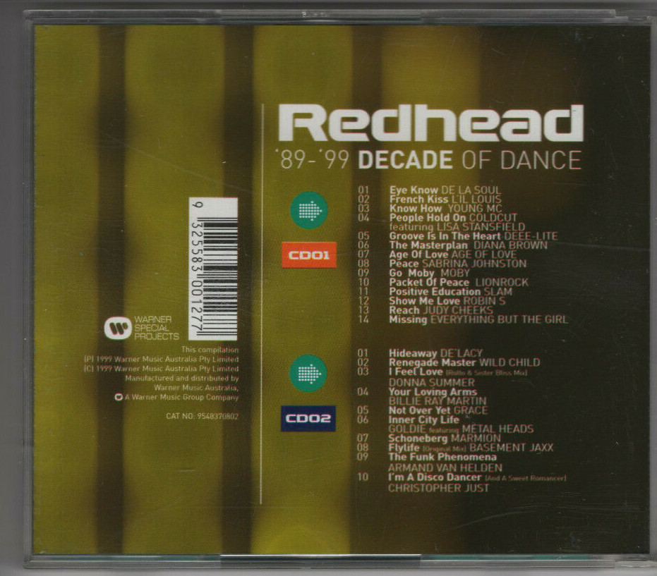 Redhead 89-99 Decade of Dance CD for sale online | eBay