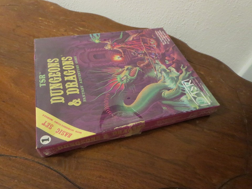 Dungeons & Dragons Basic Set ~ NEW SEALED SHRINK ~ Tom Moldvay Magenta ...
