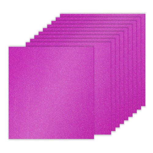 10Sheets Purple Glitter Cardstock Paper, 12x12in 250gsm Square Sparkly ...