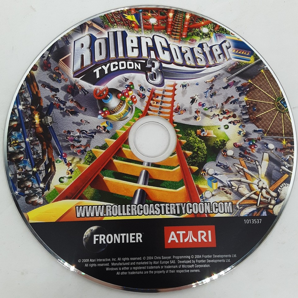 Roller Coaster Tycoon 1, 2, & 3 3-pack PC CD-ROM | eBay