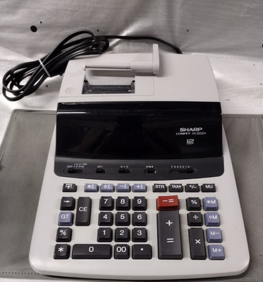 Sharp Compet VX-2652H 12 Digit Adding Machine with Printing Tape Option ...