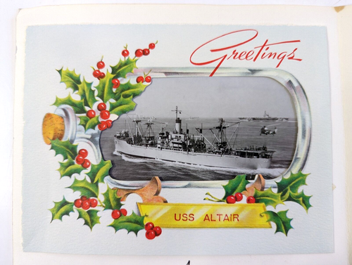 ORIGINAL VINTAGE PHOTO: USS Altair Lifesaver Navy 40s WW2 w Original ...