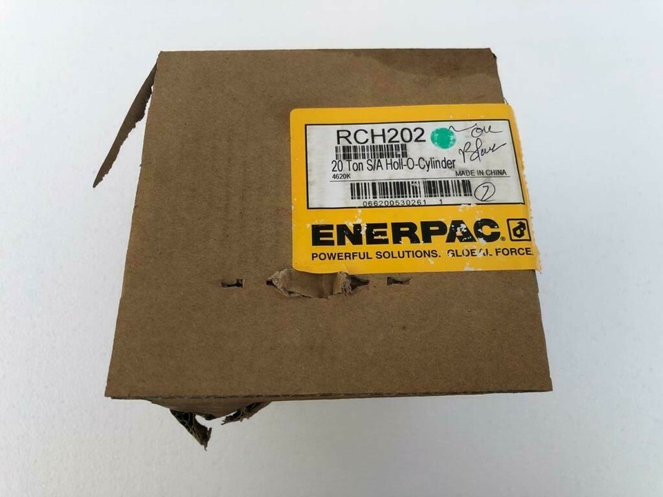 Enerpac RCH 202 Hydraulic Holl-O-Cylinder 20 Tons Capacity 2" Stroke ...
