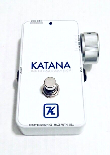 Keeley Katana Clean Boost “Throwback White” Edition Guitar Effects ...
