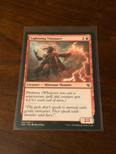 Magic the Gathering Jumpstart Lightning Visionary | eBay