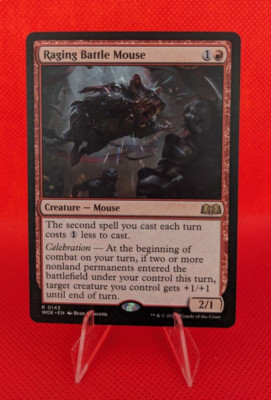 MTG Raging Battle Mouse 349 Wilds of Eldraine Magic | eBay