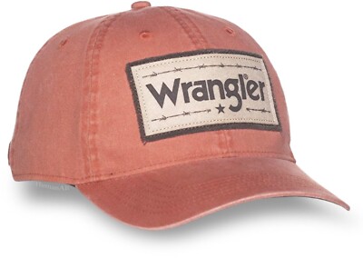 Wrangler Felt Patch Pigment Dyed Cotton Twill Rust Cap for Men | eBay