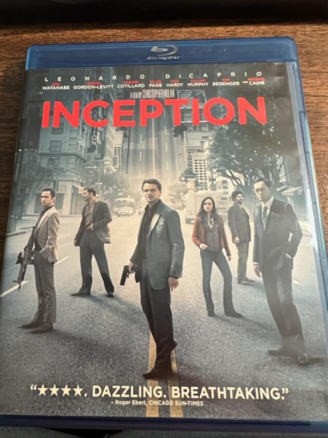 INCEPTION (Blu-ray) Leonardo DiCaprio 3 DISCS Like New FREE SHIPPING | eBay