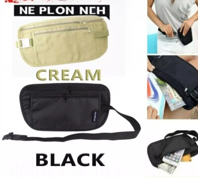 Money Belt Travel Hidden Secret Discreet Bum Bag Waist Wallet Pouch ...