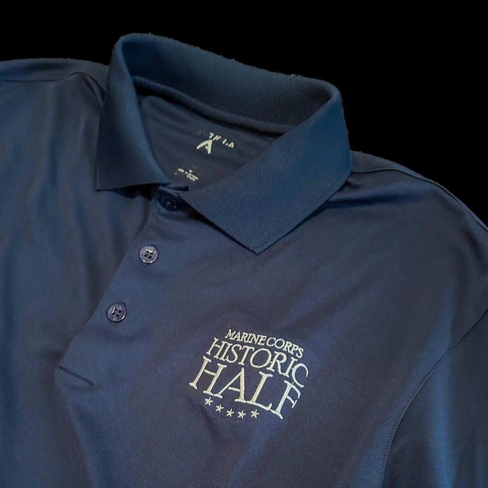 Marine Corps Historic Half | Logo Embroidered Polo | eBay
