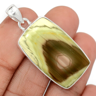 Natural Royal Imperial Jasper - Mexico 925 Silver Pendant Jewelry ...