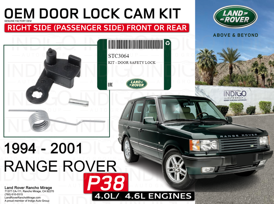 GENUINE LAND ROVER DOOR LOCK CAM KIT RANGE ROVER LH 4.0 4.6 P38 | eBay