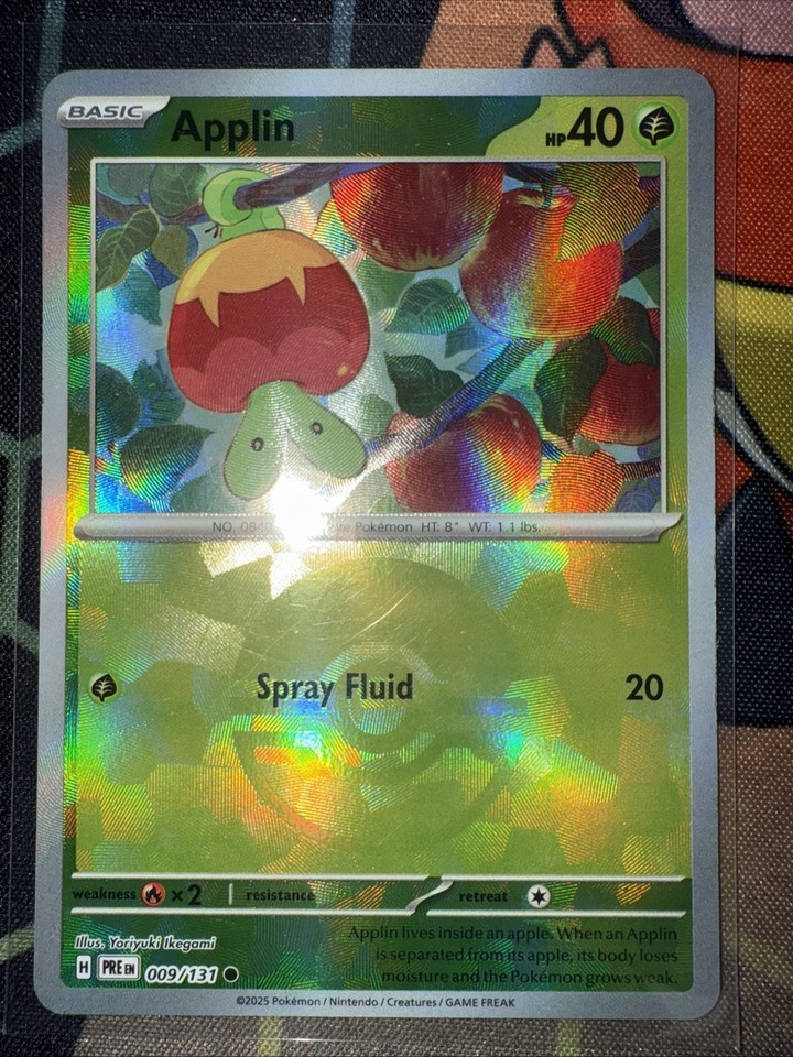 Pokemon - Prismatic Evolutions - Applin - 009/131 - Pokeball | eBay
