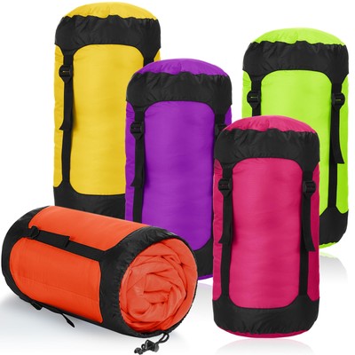 5 Pcs Compression Sacks for Backpacking 20L Camping Sleeping Bag Stuff ...