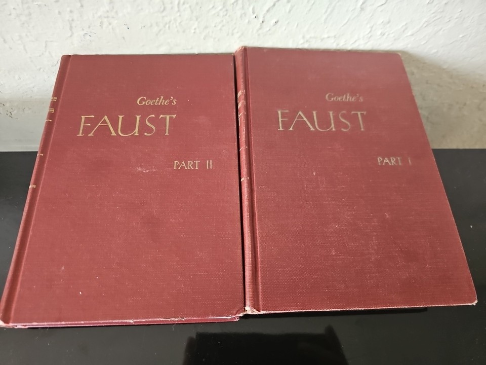 Goethe’s Faust Part 1 And 2 By Heffner Hardcover 1954 Rare!!! Must Have!! | eBay