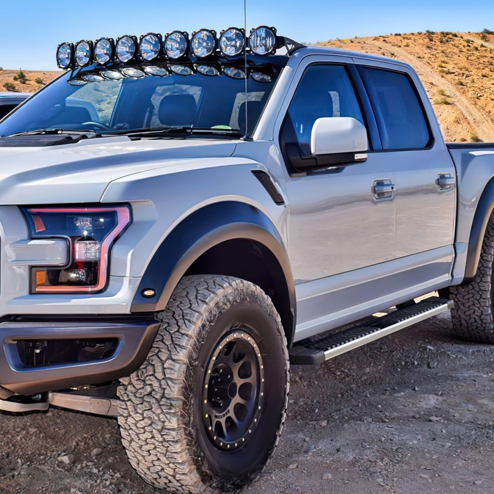 [OPEN BOX]For 15-24 Ford F150-350 Crew Cab 6" Side Step Bar Running ...