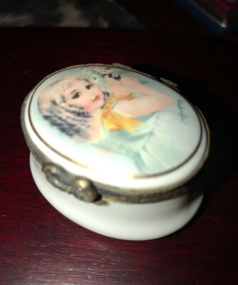 Vintage 1991 Hamilton Gifts Limited "Summer's Child" 927627 Trinket Box ...