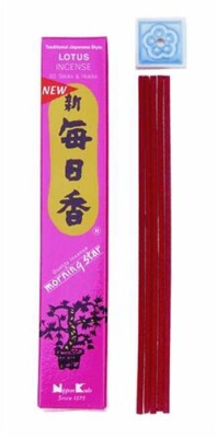Morning Star Encens Nippon Kodo- Lotus 50 Bâtonnets Et Support | eBay