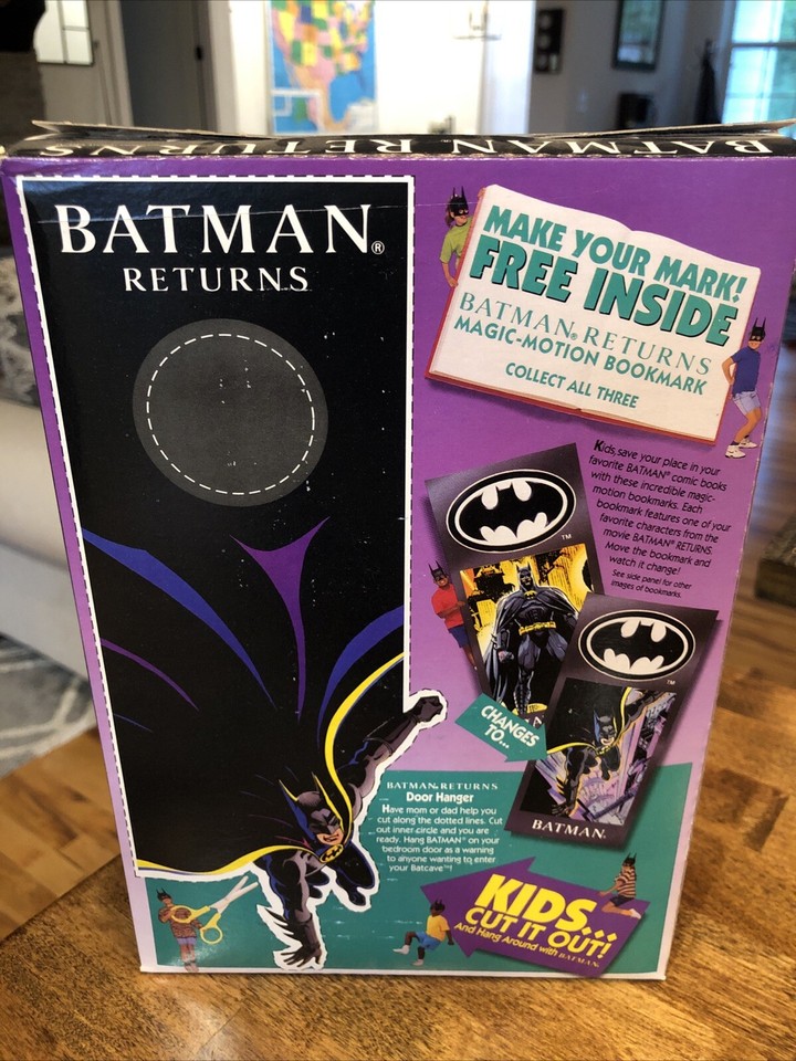 Batman | Vintage Ralston’s 1992 Batman Returns Cereal Box With Cereal ...