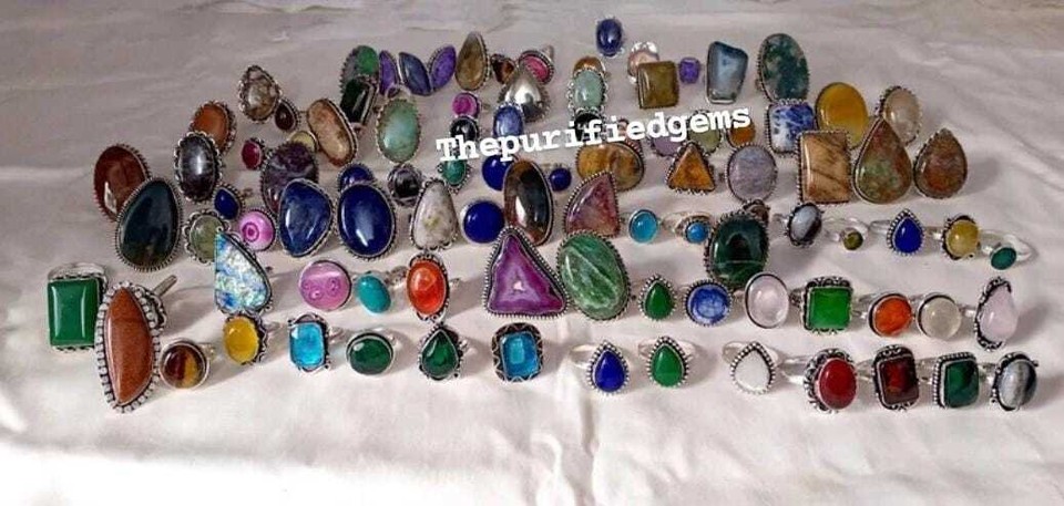 Wholesale Bulk Rings Lot,Mix Rings,Handmade Jewelry For Women,Mix ...