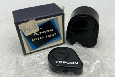 Scarce Boxed Topcon Hot Shoe Meter Light Illuminator For Topcon SLR ...