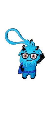 American Heart Association Kids Heart Challenge Keychain Blue monster ...