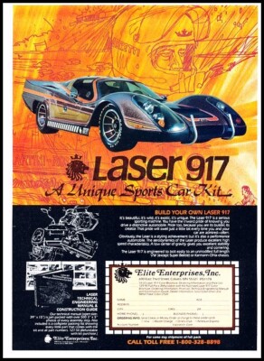 1979 Laser 917 Kit Car Elite Vintage Advertisement Print Art Car Ad ...