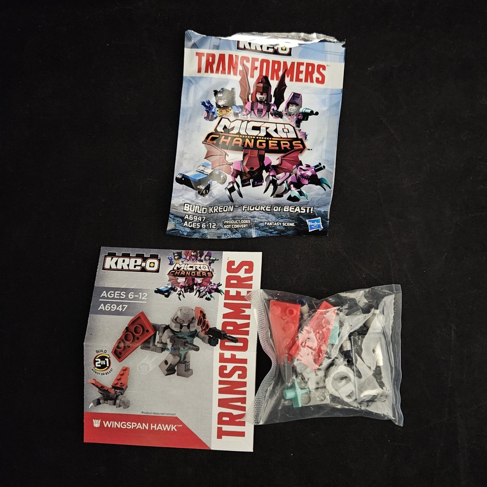 Kre-O Transformers AOE WINGSPAN HAWK POUNCE Mini-Figure 2-in-1 Kit ...