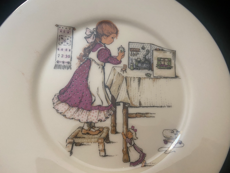 Lenox China Special Child Toddler Plate Bowl Girl Stool dollhouse Toys ...