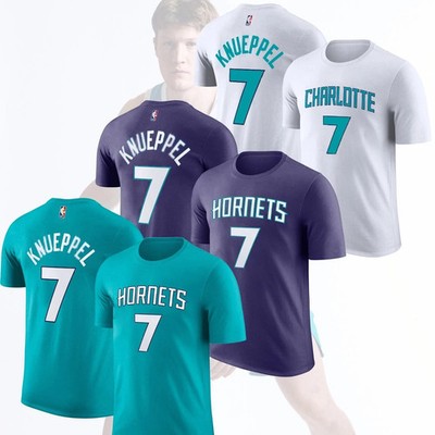 Kon Knueppel #7 Charlotte Hornets 2025 Player Fan Look Name & Number S ...