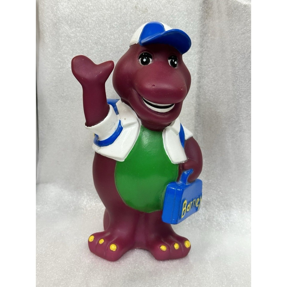 Barney The Dinosaur Coin Bank Backpack Suitcase Kids Collectible Toy | eBay