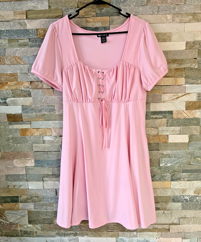 Women’s Pink Summer Dress Short Sleeve, Hot Topic, Size XL Fairy ...
