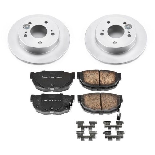 Power Stop Rear Z17 Evolution Geomet Coated Brake Kit FOR 94-98 Nissan ...