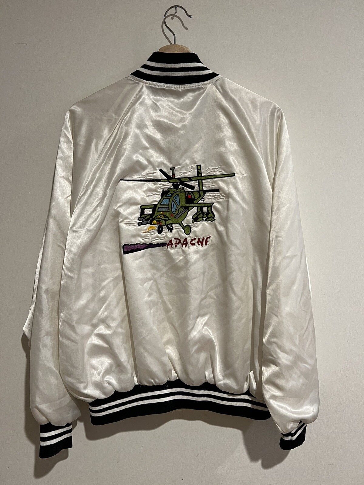 Vintage McDonnell Douglas Helicopter Apache Jacket XL… - Gem