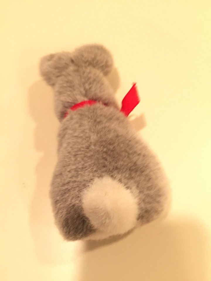 Vintage Steiff gray and white 6" tall bunny with full tag and button | eBay