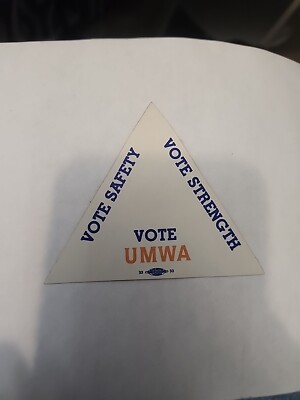 Vote UMWA Coal Mining Sticker Decal | eBay