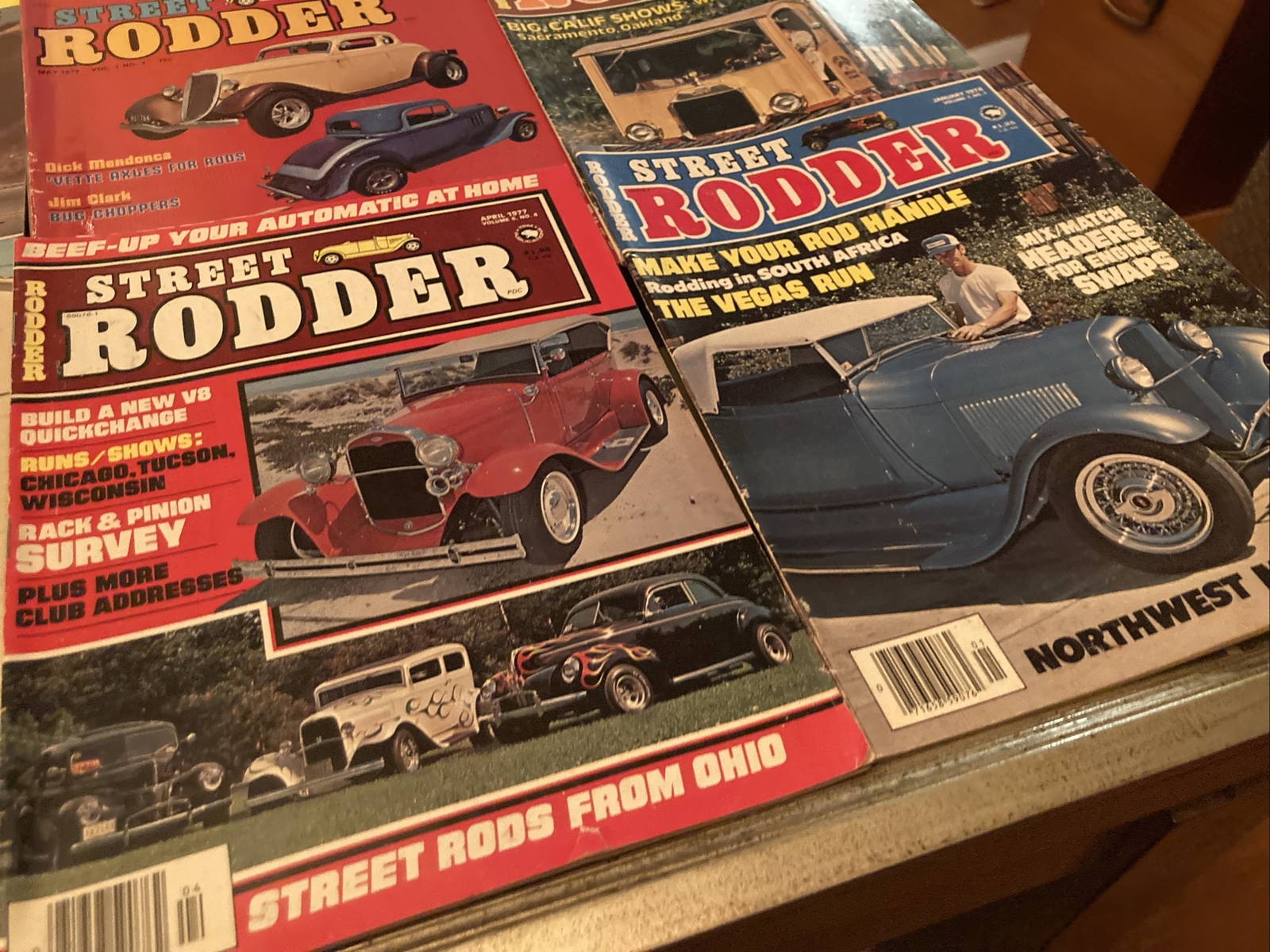 Vintage 1970’s Street Rodder MAGAZINES w/articles & historic photos ...