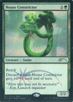 Mtg Promo Dci Fnm Noose Constrictor Foil Nm Ebay