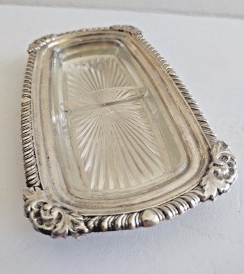 Antique Viking Plating Canada Copper Silver Plate Two Compartment ...
