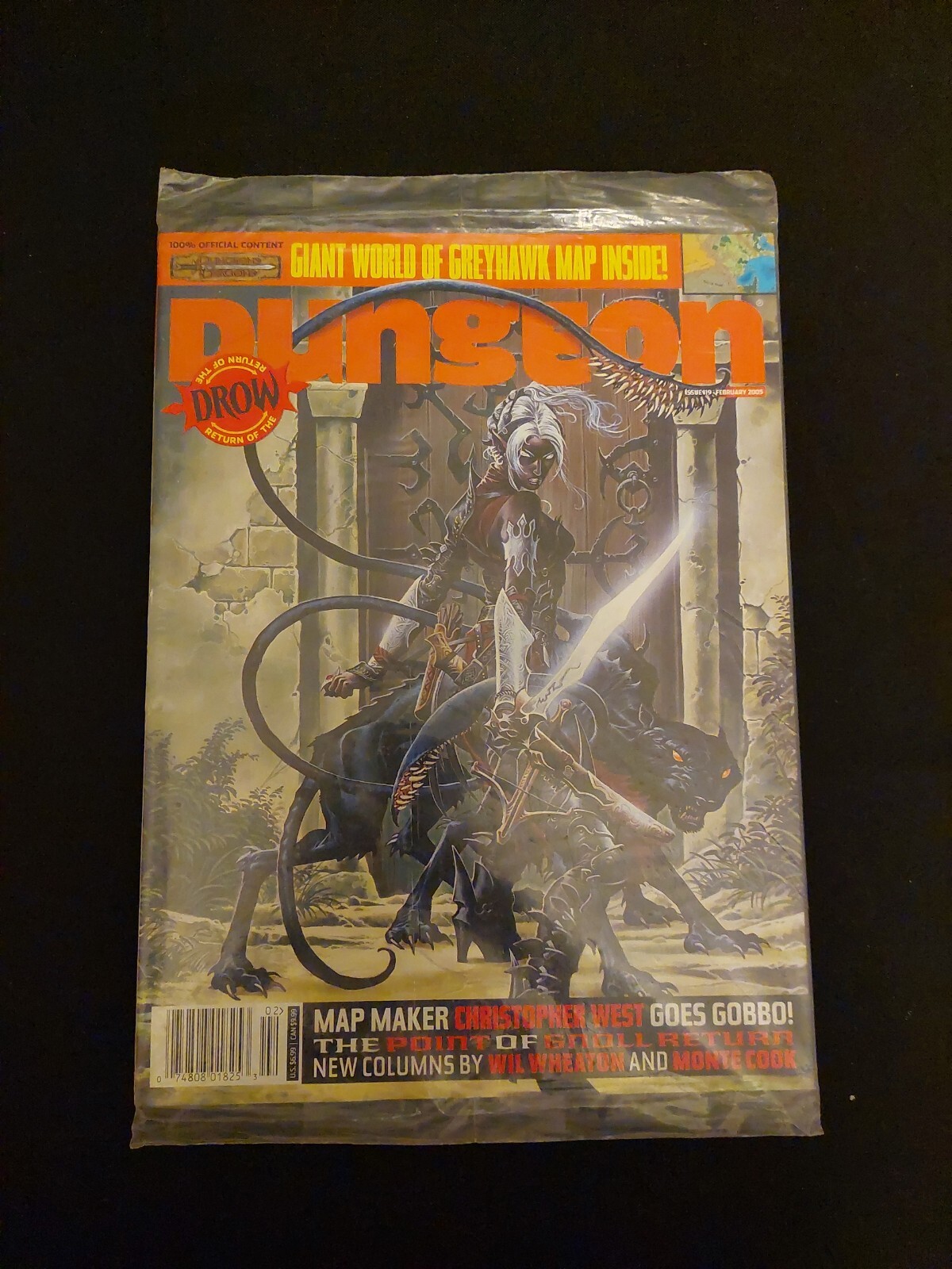 Dungeon Magazine 119 Sealed W/ Giant D&D GREYHAWK Map Dungeons ...