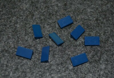 (8) 1x2 Dark Blue Small Sloped Tile Bricks ~ NEW Lego ~ Castle | eBay